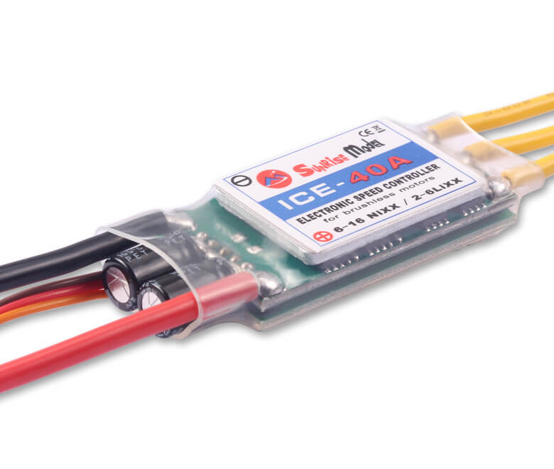 SUNRISE MODEL ICE 40A REGLER 7,5V / 6A | F5J ANTRIEB | F5J | PCG ...